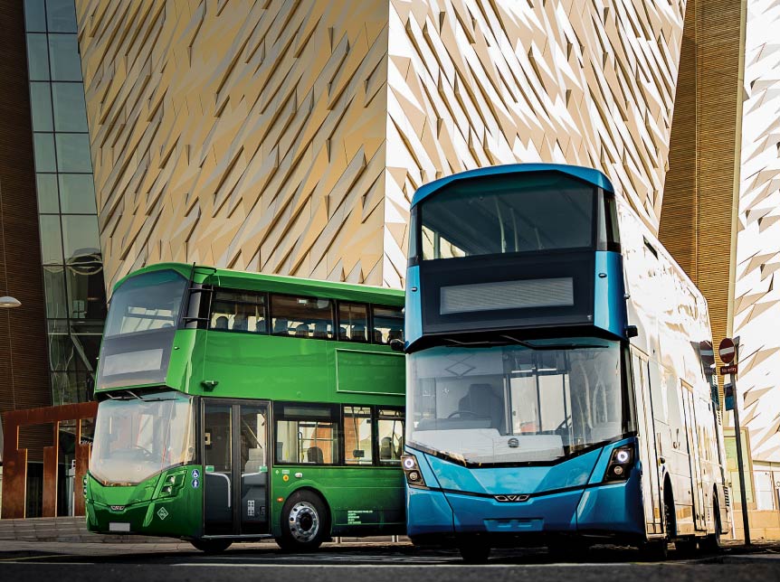Translink contract with Wrightbus for 100 Zero Emission buses